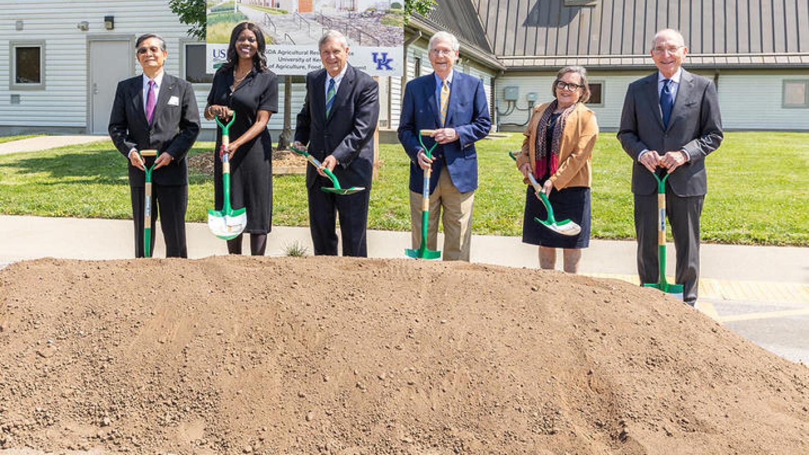 UK, USDA break ground on new forage research building | UK Research