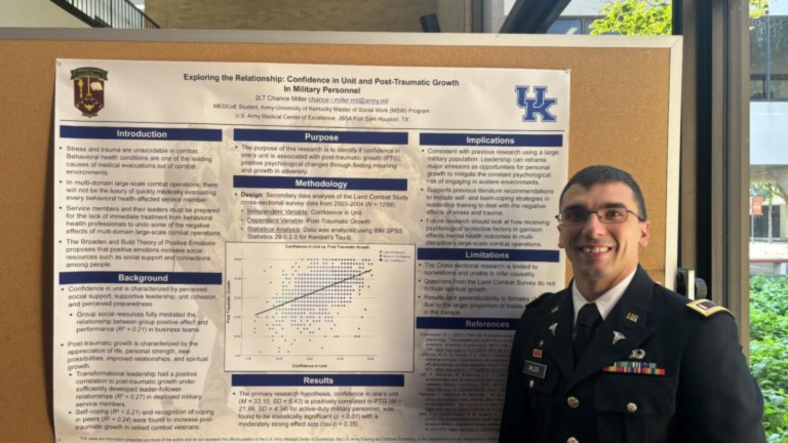 Research on post-traumatic growth in soldiers earns Army-MSW student ...